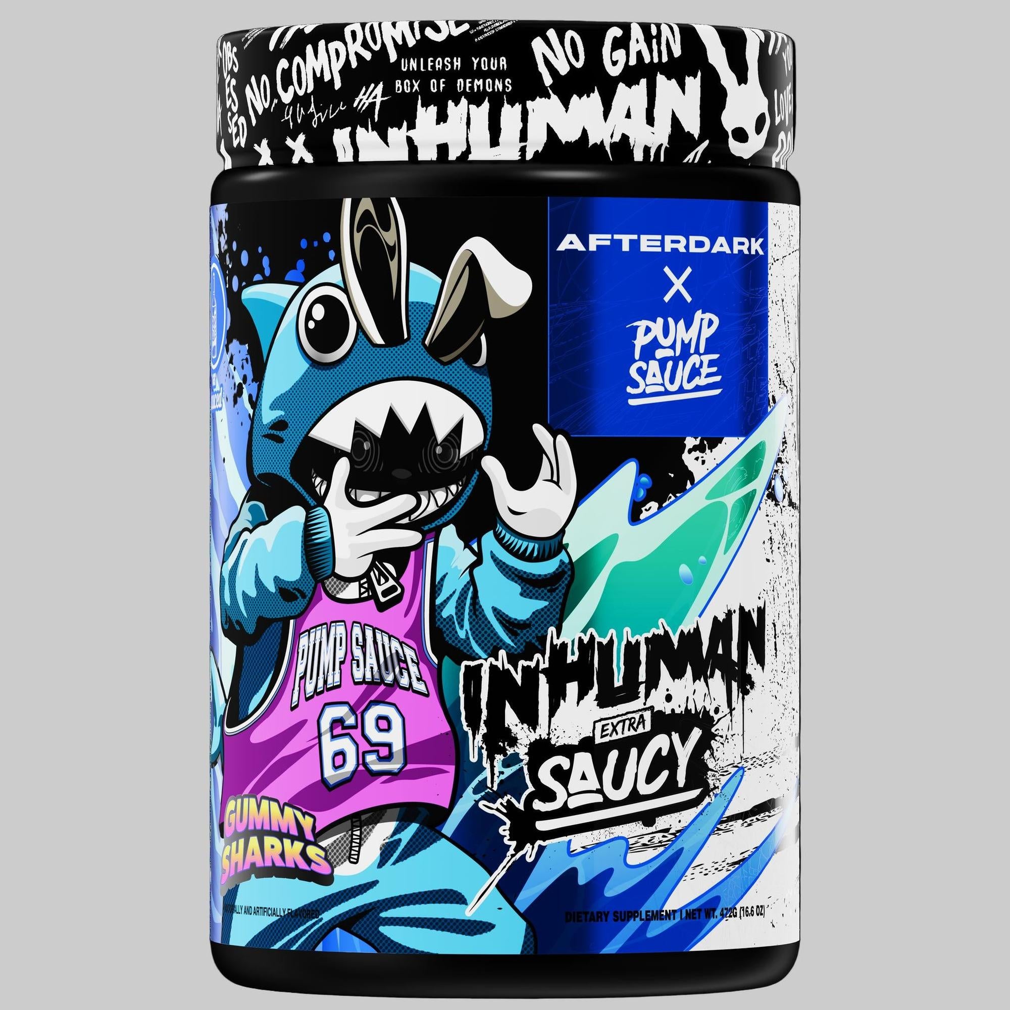 Inhuman Extra Saucy (Afterdark x Pump Sauce) - Gummy Sharks – Ultimate ...